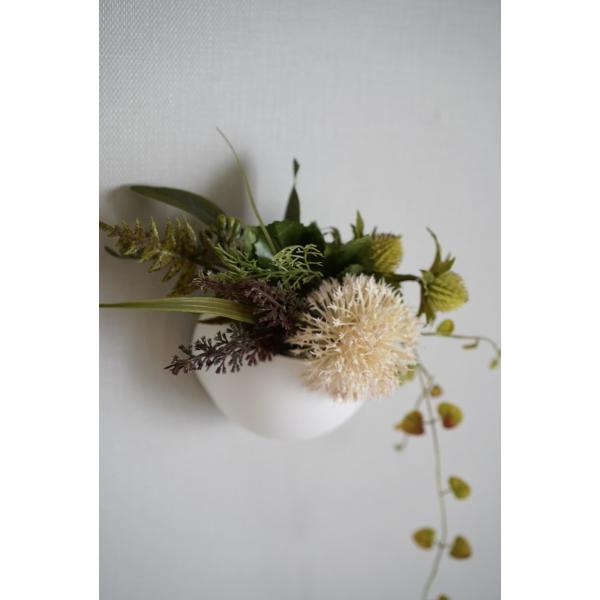 キーワード：壁飾り ギフト プレゼント ナチュラル  アーティフィシャルフラワー  パリスタイルフラワーアーティフィシャルフラワー ナチュラルグリーンの壁飾り　 1点限定でお作りしました。ご自宅用に、母の日ギフト、お誕生日、お祝い、ウエディ...