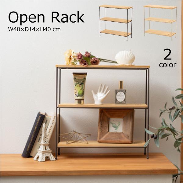 カラー：ブラウン、アイボリーサイズ：W40×D14×H40（cm）材質：天然木(パイン) スチール(粉体塗装)組立：完成品AKB-403BR AKB-403IV