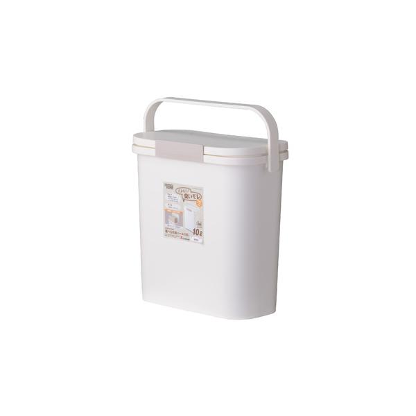 メーカー直送となります。北海道・沖縄・離島は、配送不可となります。   コンパクトな生ゴミバケツ10L■仕様W31.8×D18×H32.3cm本体・中容器・蓋・バックル・ハンドル：PPパッキン：発泡PE容量：約10L【原産地】日本【商品重量...