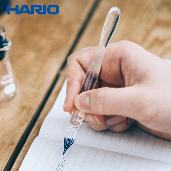 【正規販売】HARIO　ハリオ ガラスペン　BRIDE　GP-B■BRIDEは、持ち手がくびれているので、手になじみます。「ガラスペンの居場所は、引き出しではなく、バッグの中にあるべき。」ガラスペンは実用的な筆記具であってほしいという想いか...