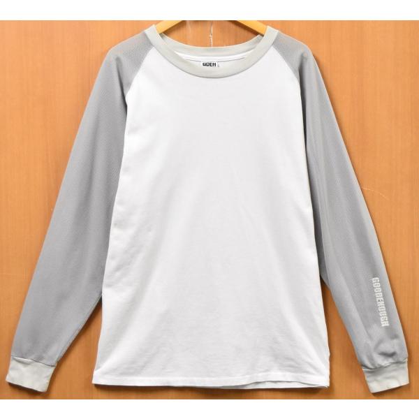 「GOODENOUGH」の長袖Tシャツです！とても良い雰囲気ですのでコーディネートのポイントして大活躍してくれます！本当にお勧めです！またサイズも大きめですのでジャストサイズの方はもちろん、オーバーサイズスタイルなどにもお勧めです！