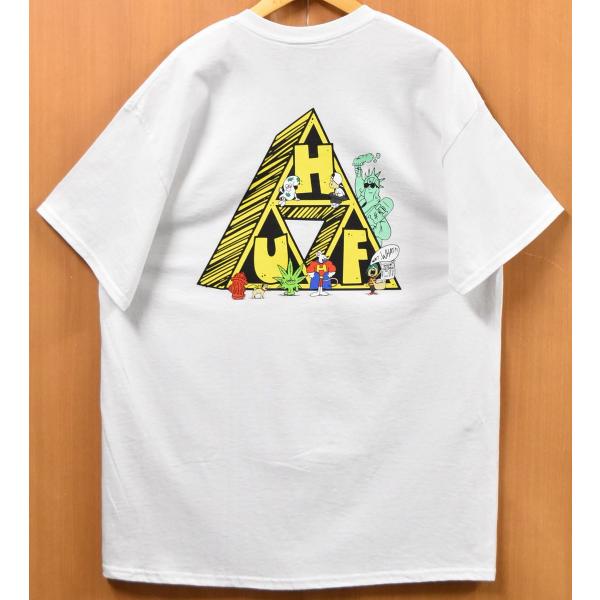 「HUF」の半袖Tシャツです！とても良い雰囲気ですのでコーディネートの即戦力として大活躍してくれます！本当にお勧めです！