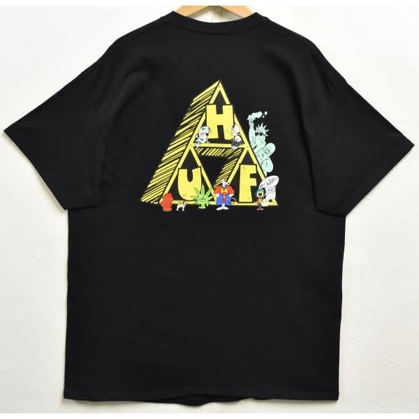 「HUF」の半袖Tシャツです！とても良い雰囲気ですのでコーディネートの即戦力として大活躍してくれます！本当にお勧めです！