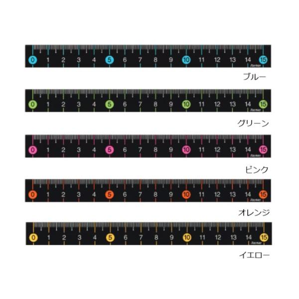 レイメイ藤井スリムカラー定規 １５ｃｍ●本体サイズ：W174 × H21 × D2mm厚●本体重量：6g（包装資材含む）●素材：アクリル製（メタクリル樹脂）●製造国：日本