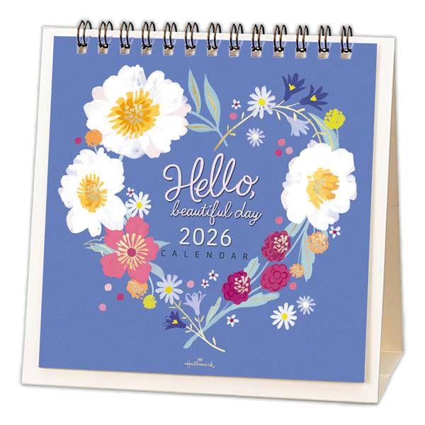 お花と一緒に感じる新しい季節の喜びデスクで使いやすい省スペースな卓上カレンダー。「フラワーアートを楽しむ一年」をテーマに、インテリア感覚でお部屋に飾りたくなるお花のデザイン。小さなブーケがちりばめられている月があったり、大きなリースを飾る月...