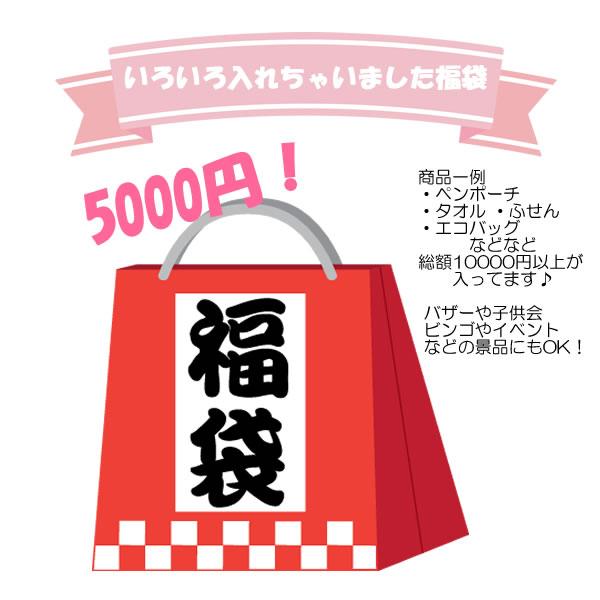文房具や雑貨ランチアイテムなど小学生の女の子に最適な福袋です♪何が入っているかは届いてからのお楽しみ★総額10000円(税込み)以上、8〜10点入ってるよ♪対象は小学生女子！商品一例・・・ペンポーチ、エコバッグ、タオル、ふせん、etc※商品...