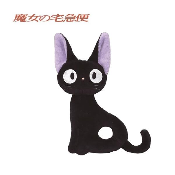 とってもかわいい 黒ネコ ジジの上品なガラガラ肌触りが良く、赤ちゃんが好きそうな三角お耳やしっぽ♪足元のわっかが持ちやすい。ベビーカーや車内、メリーなどにぶら下げたりするのにも便利です玩具安全基準合格（ＳＴ）で安心してご使用頂けます。中に鈴...