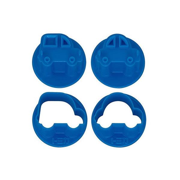 押すだけで簡単！サクッと抜けてキャラクター野菜が作れる。ハムやチーズ、クッキーの抜き型にも◎■サイズ　約Ф45×37mm■材質　ポリプロピレン■仕様　2個セット※商品画像はイメージです。実際とは異なる場合があります。