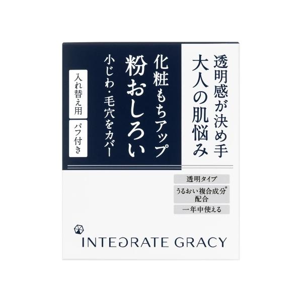 スルスルとなめらかに肌に広がり、小じわや毛穴をカバーします。きめ細かく、透明感のある肌をひきだします。ファンデーションのもちを高め、化粧くずれしにくい仕上がりになります。パフ付き。種類：おしろいタイプ：ルース（粉）タイプ使用感：スルスルなめ...