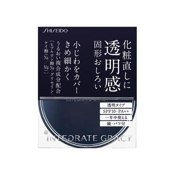 スルスルとなめらかに肌に広がり、小じわや毛穴をカバーします。きめ細かく、透明感のある肌をひきだしながら、ファンデーションのもちを高めます。紫外線を防ぎ、化粧直しにおすすめです。パフ付き。種類：おしろい紫外線防止効果：SPF10・PA++タイ...