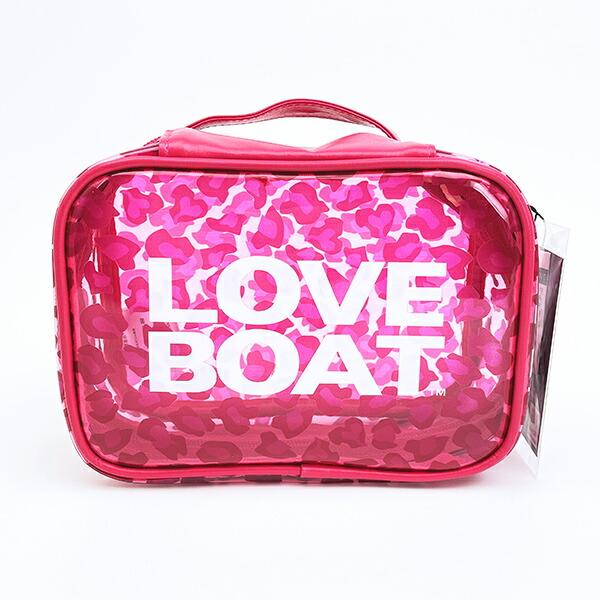 ギャル文化を作った伝説の大人気ブランドLOVEBOATのクリア素材が可愛いポーチです。海やプールなどで使う物を収納するのにぴったり♪メイクポーチとしても◎夏のお供にいかがですか？