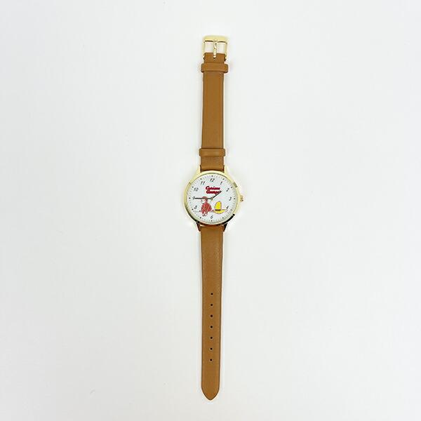 ベーシックで使いやすいおさるのジョージの腕時計です♪文字盤にはかわいいジョージがプリントされています！どんなスタイリングにも合わせやすく、普段使いにぴったりです♪【サイズ】ベルト全長：約215mm、ベルト幅：約14mm、最小手首周り：約140mm