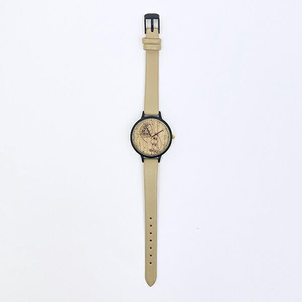 文字盤のウッド模様がポイント♪ムーミンのガラスプリントウォッチです。手元から楽しむおしゃれにぴったり◎大人っぽいデザインだからどんなシーンでも使いやすい♪プレゼントにも喜ばれること間違いなし！毎日をちょっと特別にしませんか？