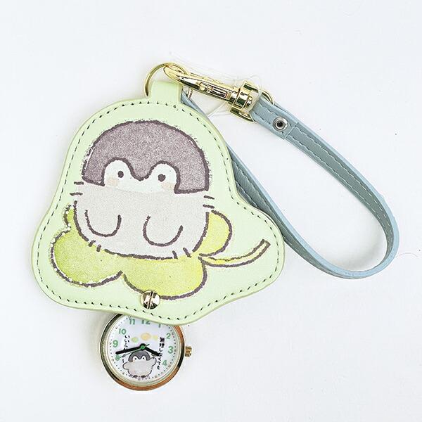 コウペンちゃんのストラップ付きキーチェーンウォッチです。普段はおしゃれなダイカットキーチェーンとして♪時間が気になったら時計をくるっとスライドしてチェックできます！時計を傷つかないように防止できるのも嬉しいですね◎◆サイズ：時計 直径27×...