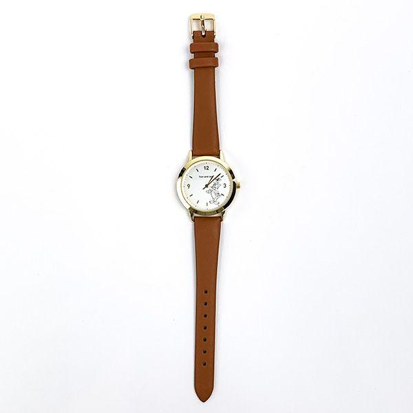 普段使いしやすいワンポイントアートの合皮レザーモデルのトムとジェリーのカジュアルウォッチです。文字盤サイズ：3.5ｃｍΦ　ベルト全長：約23.5ｃm