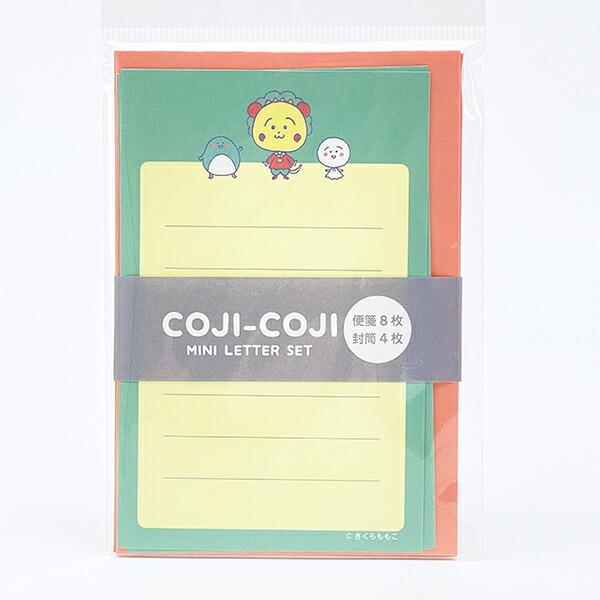ほんわかしたコジコジがキュートなミニレターセットです☆手のひらにおさまるサイズ感で、使いやすいベーシックカラー♪ちょっとしたお手紙を書くのにピッタリです☆彡【便箋8枚、封筒4枚】