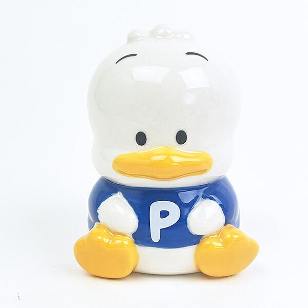 あひるのペックルの貯金箱です。ペックルと一緒なら貯金も楽しめそう☆存在感抜群なのでインテリアにぴったりです♪ぜひサンリオ好きの方はGETしてみてください☆彡