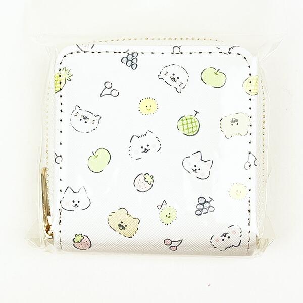 ほわころちゃんとかわいい仲間たちがプリントされたミニ財布です。中のポケットが分かれているのでコインをわけて入れられます。コンパクトだから持ち運びに便利！！