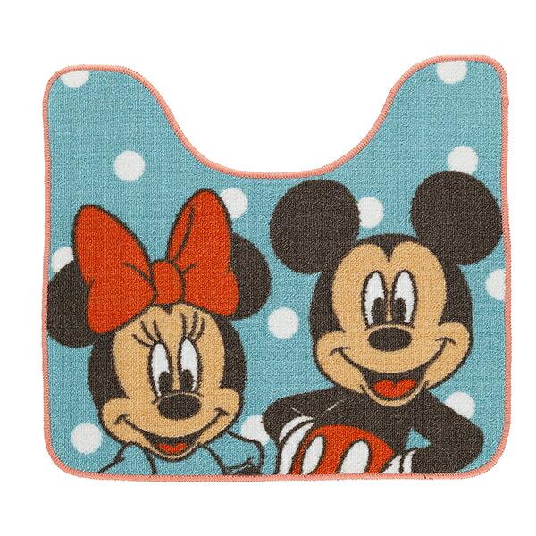 ディズニー（ミッキーミニー）のトイレタリー2点セットです。蓋カバーとマットがセットになっていて嬉しい☆落ち着いたカラーでふかふか素材がgood♪これ1つでトイレを可愛くできちゃいます☆このフタカバーはTOTO・LIXIL/Panasonic...