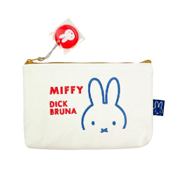ミッフィー miffy 帆布ポーチ ホワイト : パーフェクトワールド ミッフィー miffy 帆布ポーチ ホワイト : パーフェクトワールド