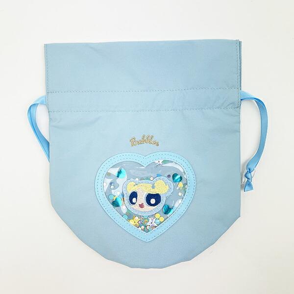 シャカシャカ動くスパンコールがかわいいシリーズです☆紐を縛ると、ころんとした形がかわいい♪丸底仕様でたっぷり収納可能◎