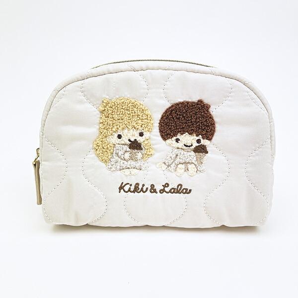 キキララのもこもこ刺繍が可愛いラウンドポーチです。ブラウンを基調としたデザインが大人可愛い♪コスメや小物入れにぴったり☆ぜひ同シリーズで大人可愛いアイテムを揃えてみてください♪