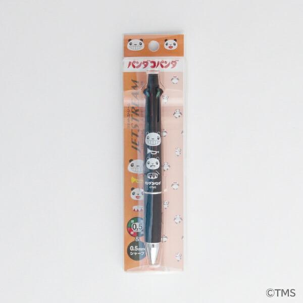 パンダコパンダの魅力とジェットストリームの機能が1つになったアイテムです！！4色ボールペン（インク：黒、赤、青、緑）+シャープペンシルの機能が1つになっているのでペンケースもすっきりです！またジェットストリームなので書き心地も抜群です！！可...