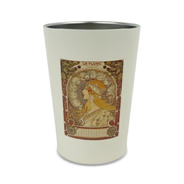 ミュシャの代表作の一つ、Zodiaque。絵柄は高精細にこだわり、国内でひとつずつ焼き付けました。　　　真空タンブラーとなっていて、コンビニなどのコーヒーカップをそのまま入れて保温保冷。結露防止でどんなシーンにも。　　【保温効力：46度以上...