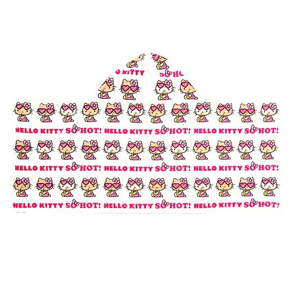 平成ギャルを感じる日焼けキティがDOTになっちゃった！！可愛さが増して毎日使いたくなっちゃう冷感タオルポンチョです。濡らして振るとひんやり冷感！UVカットなのでプールや海のお供にはもちろん、スポーツやレジャーでの暑さ対策に◎ぜひ日焼けシリー...
