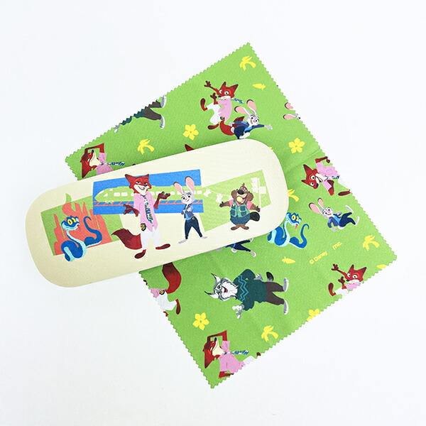 ズートピアのメガネケースです。可愛いデザインのメガネクリーナー付きが嬉しいポイント♪ズートピア好きの方へのプレゼントにもおすすめです☆彡