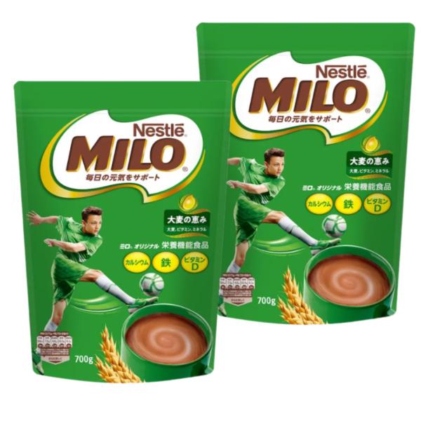 商品名　ネスレ ミロ オリジナル ジッパートップ内容量　700g・麦芽飲料・大容量700g・原産国：シンガポール・約15gに150mlの牛乳を入れて作るのがお薦めレシピ・ミロは、大麦の発芽期の成長力を取り込んだ、豊富な栄養とおいしさを兼ね備...