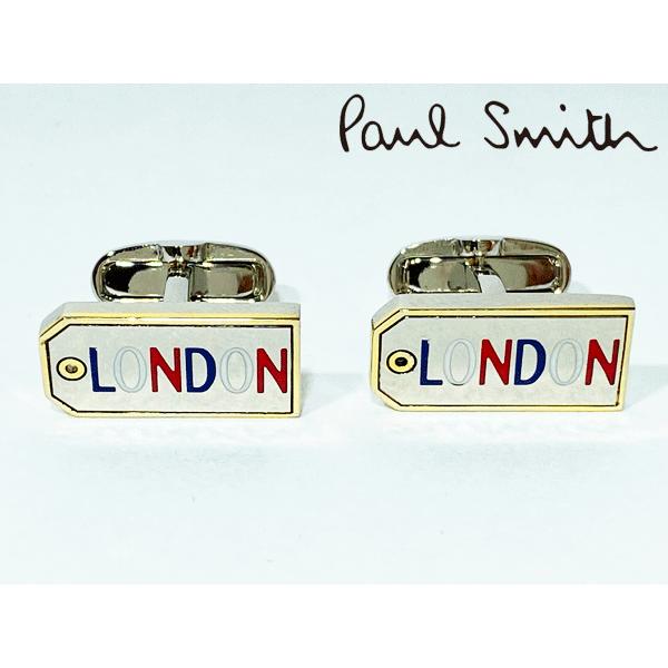 【ブランド】Paul Smith ポール スミス【商品名】ロゴ入り マルチカラー ロンドン トラベルタグ形 カフリンクス カフスボタン【型番】M1A CUFF HTAGS MEN CUFFLINK TAG【買い付け場所】イタリア、ポール ス...