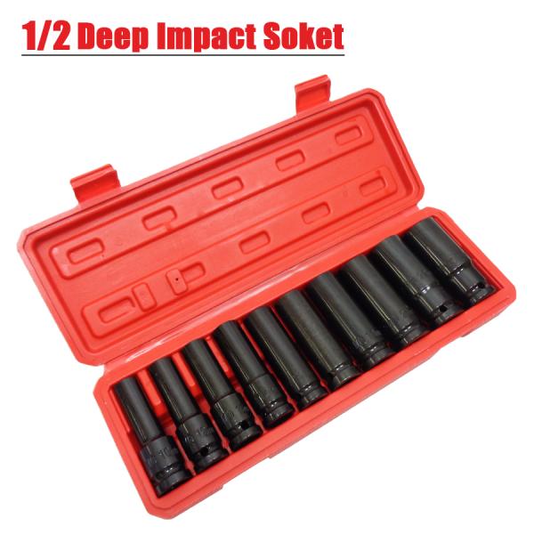 自動車・バイク整備において、使用頻度の高いソケットが入組みとして入っているインパクト用ディープソケットセットです。高トルクに適した面接触の6角タイプソケットとなります。単品で買うと高価なインパクトレンチ対応ソケットが数量限定でセット価格にて...