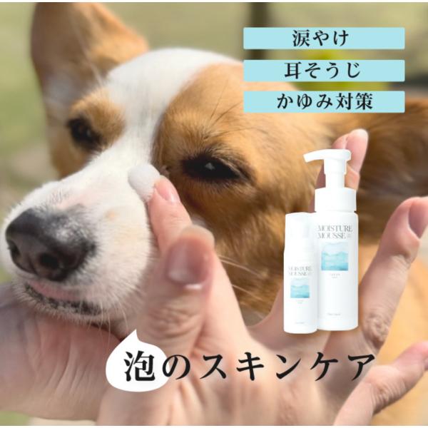 ワンちゃん・ネコちゃんの気になる皮膚の悩みにこれ1本！保湿や抗菌などあらゆる肌トラブルのお手軽ケア&amp;防止◎【モイスチャームースは犬猫の皮膚トラブルにアプローチするため「保湿と抗菌」2つのサポートに特化したオールインワンケア用品です！...