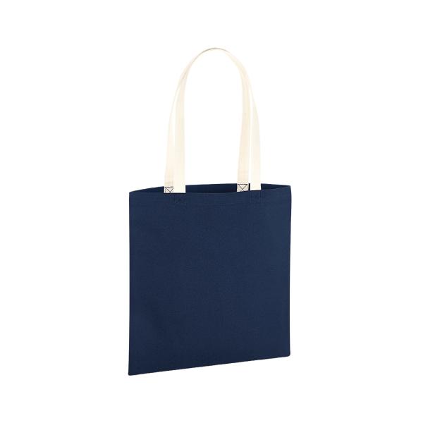 オーガニックコットンキャンバス100%。H: 42cm。W: 38cm。ストラップの長さ: 67cm。デザイン: コントラストカラー。生地厚: 340gsm。厚手生地、ショルダーストラップ。コンパートメント: メインコンパートメントx1。サ...