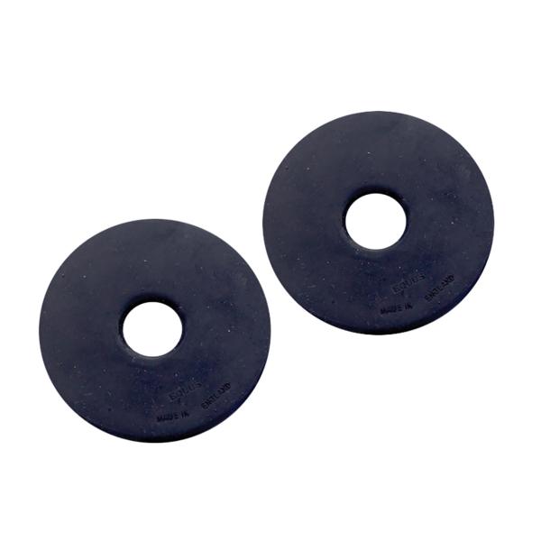 ラバー製チークガード1組。ハミが擦れたり、唇を挟んだりするのを防止。