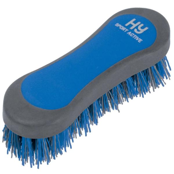 ツートーンカラー。ソフトタッチの蹄用ブラシ。硬めのPPブラシ毛。