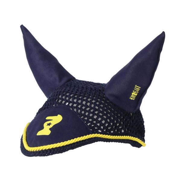 サイズ(1/2/3 目安cm): スモールポニー(14/21/27)、ポニー/コブ(16/24/30)。※1:耳部分の長さ、2横、3:縦。素材: ポリエステル。クロッシェ編地。素材テクノロジー: 通気性、耐久性、軽量。デザイン:エンブレム。...