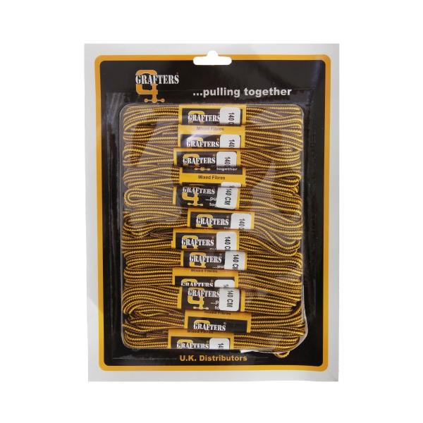 丸紐タイプ140cmブーツレース。８から10アイレットのブーツ向け。布製。