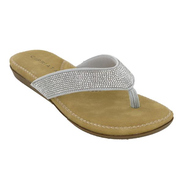 イギリスサイズ(日本目安サイズ cm):3UK(22cm)、4UK(23cm)、5UK(24cm)、6UK(25cm)、7UK(25.5cm)、8UK(26cm)、9UK(26.5-27cm)。ジュエル付きレディースサンダル。快適でスタイリ...