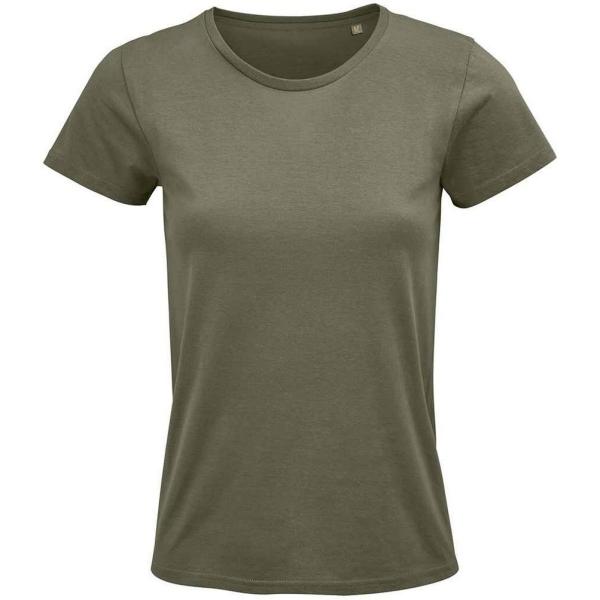 実寸サイズ(着丈/身幅  cm):S(61/41)、 M(63/44)、L(65/47)、XL(67/50)、XXL(69/53)、3XL(71/56)。素材: オーガニックコットン100%。デザイン: 無地。リブクルーネック。袖のタイプ:...