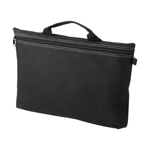 2パック. ハンドルつき。ファスナー開閉。内・外両側にペンループつき。A4サイズ対応。素材: 600Dポリエステル。コンプライアンス: カドミウム試験済み。容量約: 38 x 3 x 27 cm = 3.07L、38.5 x 3.5 x 2...