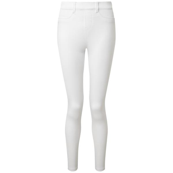 実寸サイズ(平置きウエストcm): XXS(30.5)、XS(33)、S(35.5)、M(38)、L(40.5)、XL(43)、2XL(45.5)。飾りファスナーフライ&amp;飾りベルトループ。サイドに飾りポケットx2。バックポケット。イ...