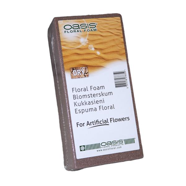 シルクフラワーやドライフラワーのアレンジに使えるドライSECフォーム。23 x 11 x 8cm (9.1 x 4.3 x 3.2インチ)。高密度。茎をしっかりと固定。簡単にカットできます。