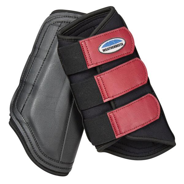 馬の脚に快適なソフトで丈夫な通気性ネオプレン素材。交突や摩擦から脚を保護する頑丈なPVC耐衝撃パッド。調節可能で装着が簡単な面ファスナー留め。サイズ目安(馬の体高):スモールポニー-11-12ハンド(112-122cm)/ポニー-12-14...