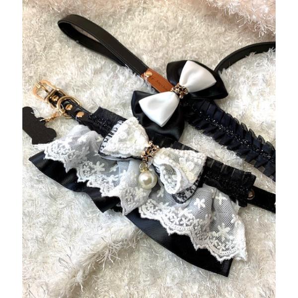 首輪サイズ：幅１.５cm　２４cm〜３４cmリードサイズ：１２０cm