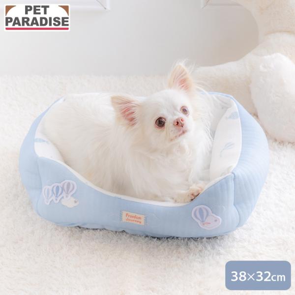 ■素材キルティング生地：綿100%その他：ポリエステル100% ■お洗濯 手洗いでお願いします（中性洗剤使用/弱く絞る/形を整えて干す）。■サイズ展開（幅：約） 38cm/57m/78cm ★HOTキーワード★ クッション 犬のベッド 犬用...