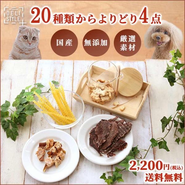 ◆ペットパラダイス一押しの厳選おやつを、ワンちゃんの好みに合わせて〔20種類〕の中から〔4点〕選べるおやつセット♪【メール便送料無料】にてお届けします！●ご注意ください〔こちらの商品を複数ご注文の場合〕：1点ずつ個別に【メール便送料無料】に...