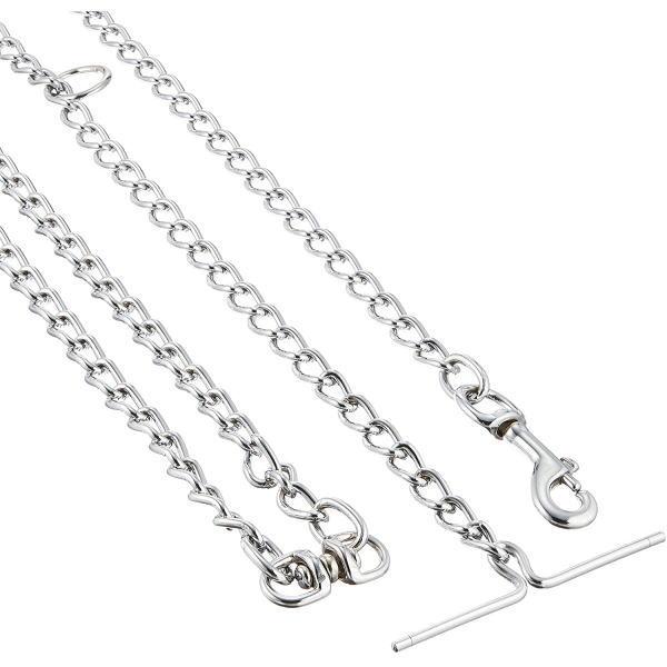 4903588566905【アウトレット】ペティオ B長尺マンテル犬鎖回転カン付 4.0mm（〜20kgまでの中型犬用 係留 鎖）※パッケージ台紙等に不良・汚れがあります為、アウトレット販売です。ワンちゃんを係留しておくための必需品。丈夫さ...