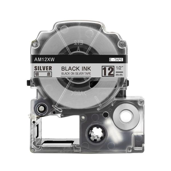 ★高品質なのに低価格！★裏紙の中央にスリット（切込み）が入っているのではがしやすい！KING JIM TEPRA PRO用互換テープカセットテープ幅　：12ｍｍテープ長さ：8ｍ※ハーフカット機能には対応しておりません※メーカー純正品ではあり...